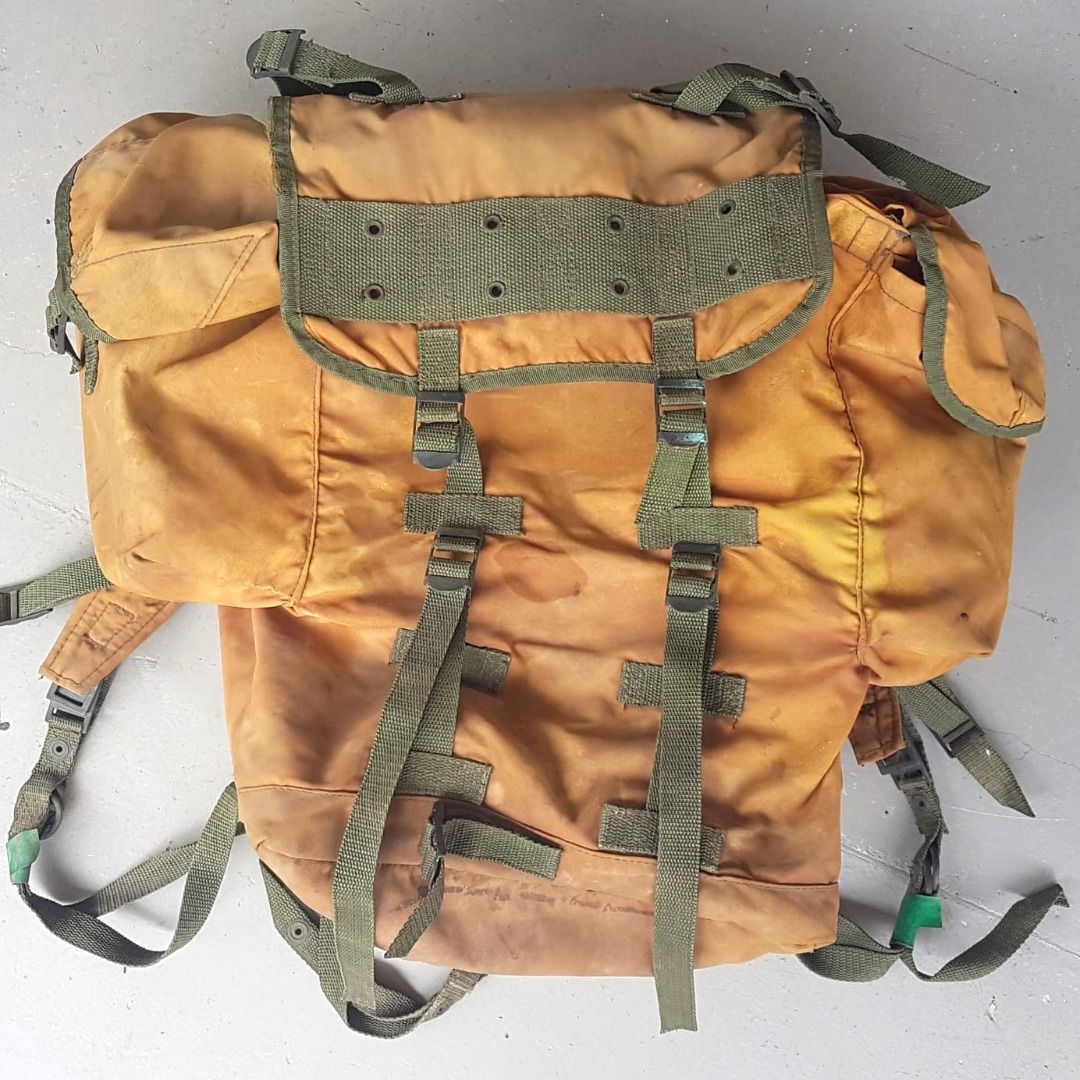 Retro 1987 Field Pack, Vintage Military Backpack, Combat Haversack, Old ...
