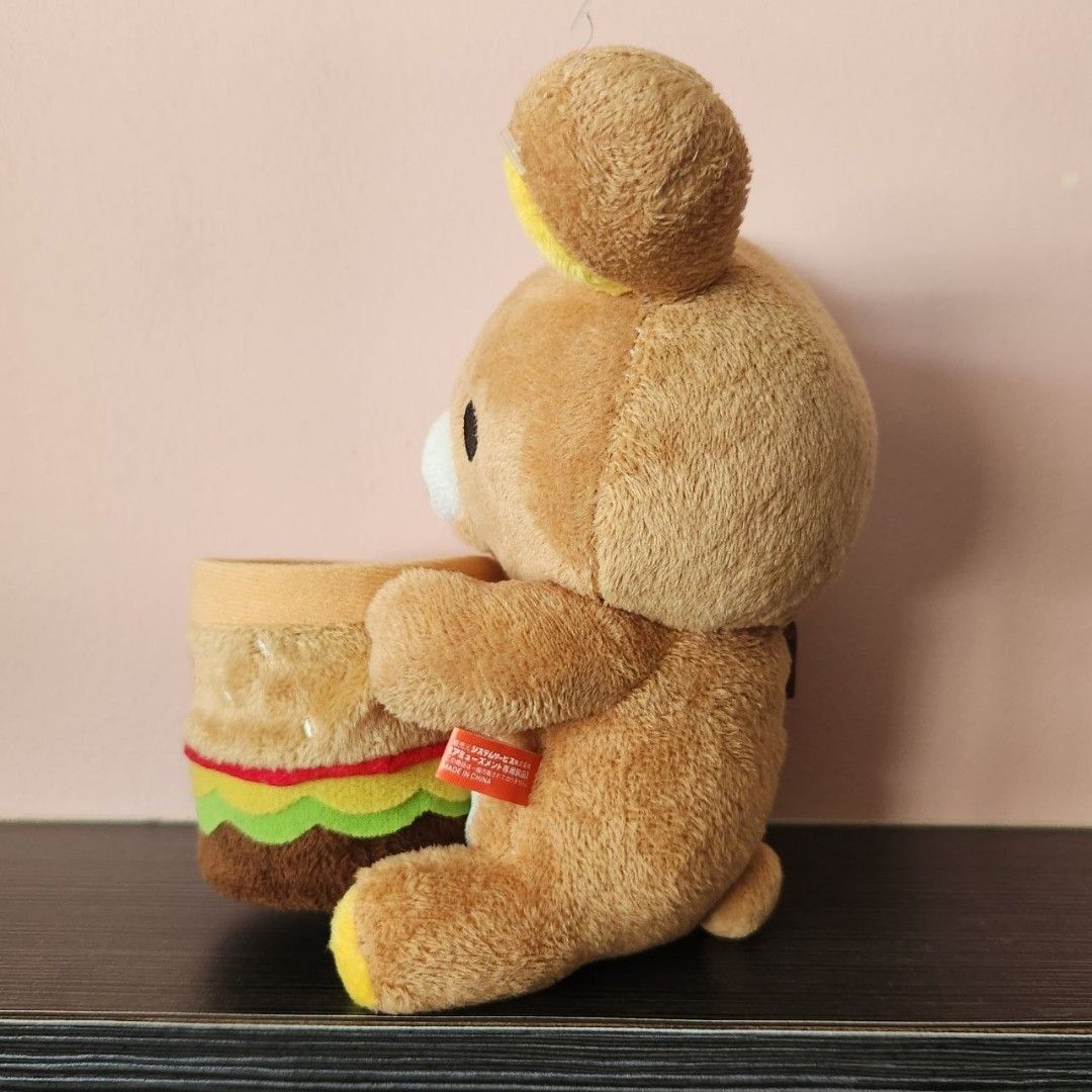 Rilakkuma Burger Plush Toy, Hobbies & Toys, Toys & Games on Carousell