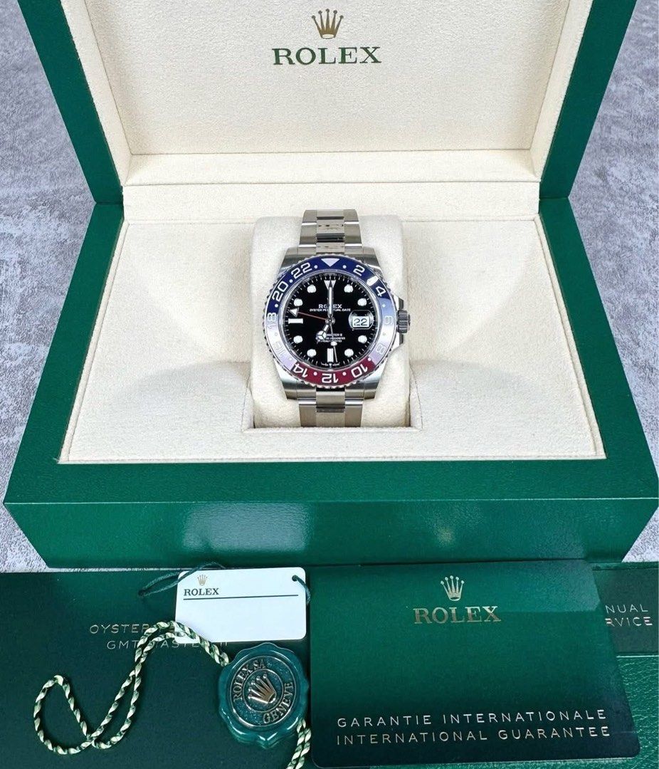 Rolex GMT Master II Pepsi Oyster 2025, Luxury, Watches on Carousell