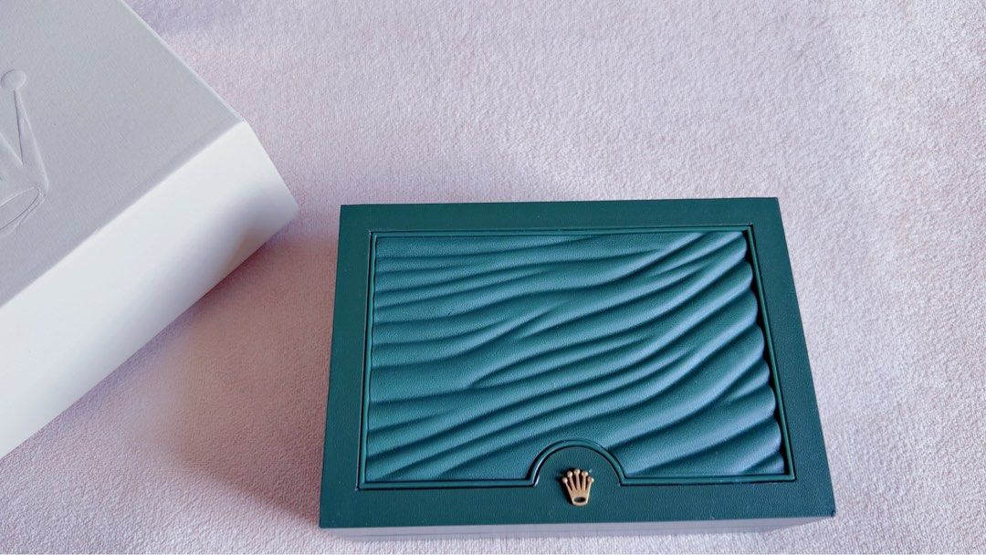 Rolex Watch Box - Green and White, Luxury, Watches on Carousell