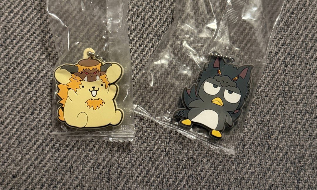 Saanrio X Monster Hunter Rubber Keychains, Hobbies & Toys, Toys & Games ...