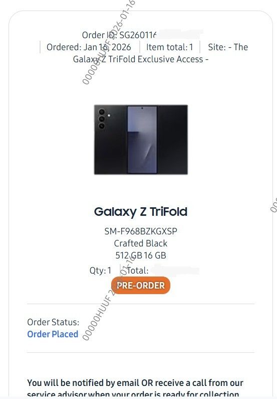 Samsung Galaxy Z Trifold Black 512GB, Mobile Phones & Gadgets, Mobile ...