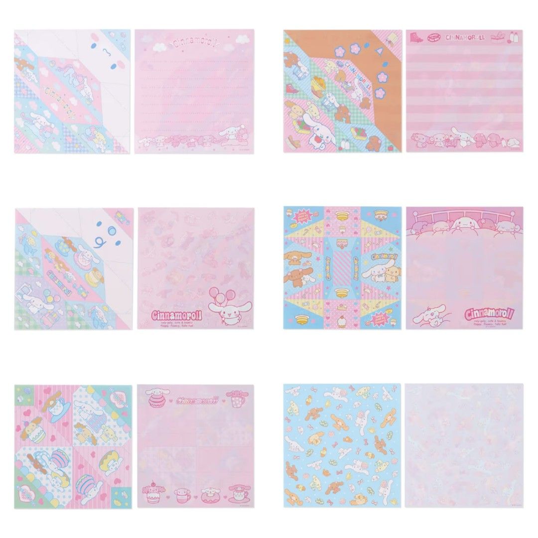 Sanrio Cinnamoroll, My Melody Origami Letter Notepad 93 sheets, Hobbies ...