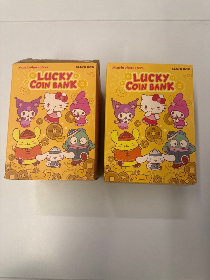 Sanrio Lucky Coin Bank Blind Box, Hobbies & Toys, Toys & Games on Carousell