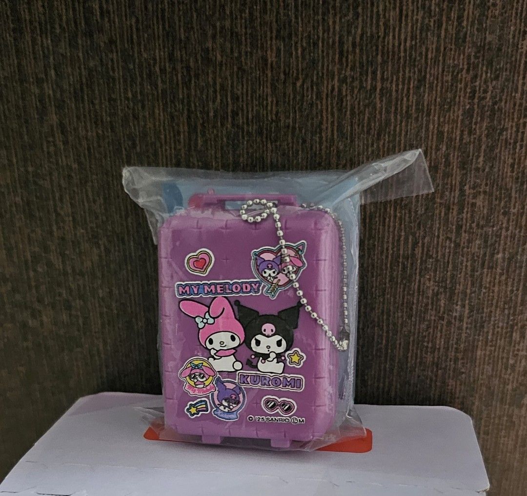 Sanrio My Melody & Kuromi Miniature Suitcase Charm, Hobbies & Toys ...