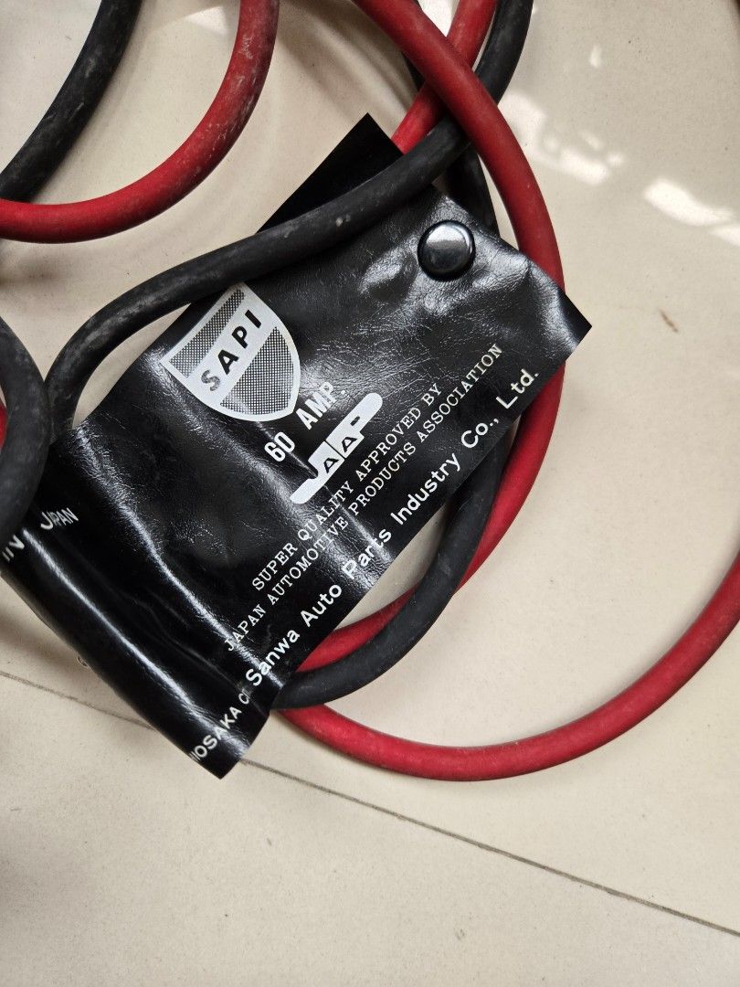 SAPI 60 Amp Jump Cables, Car Accessories, Accessories on Carousell