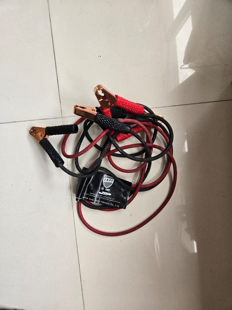 SAPI 60 Amp Jump Cables, Car Accessories, Accessories on Carousell