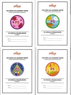 Pique Lab P5 Science Topical Coloured Notes & P6 Topics & PSLE Science ...