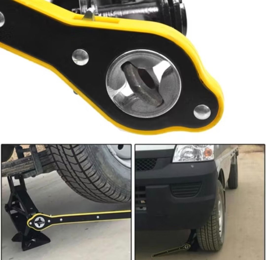 Scissors Jack Ratchet Wrench, Car Accessories, Accessories on Carousell