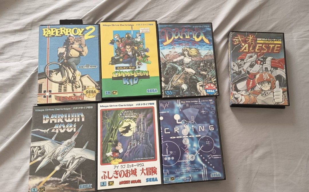 Sega Genesis Game Cartridges - Various Titles, Video Gaming, Video ...