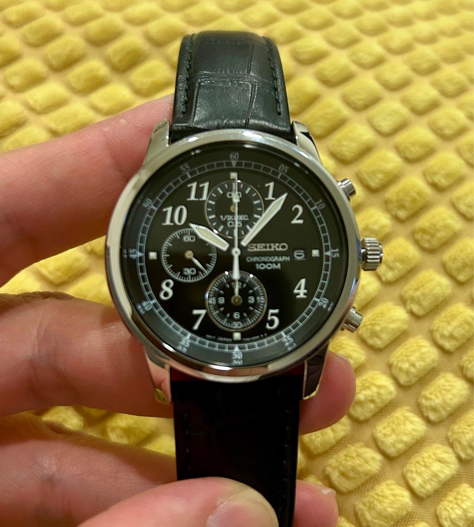 Seiko Chronograph 100M Watch, Men's Fashion, Watches & Accessories ...