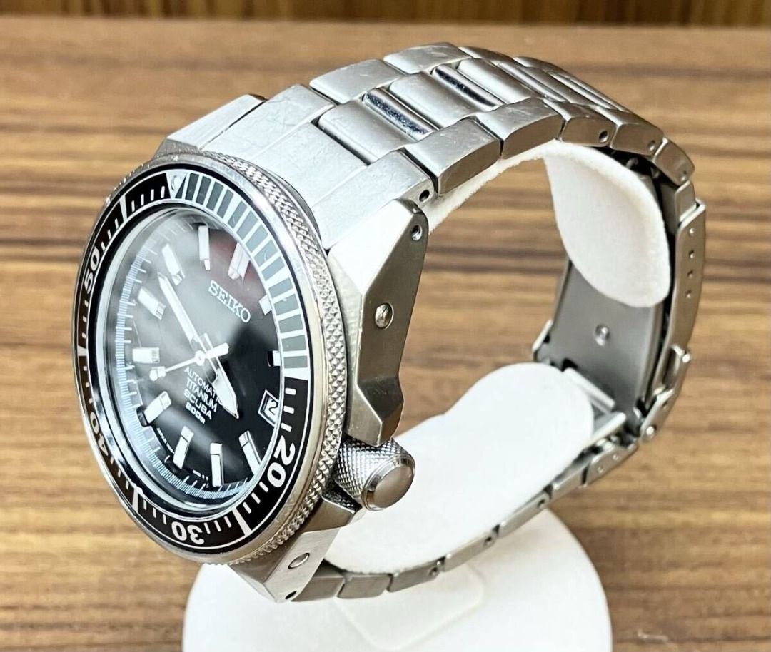 Seiko Samurai Titanium Diver Automatic Prospex 7S25-00D0, Men's Fashion ...