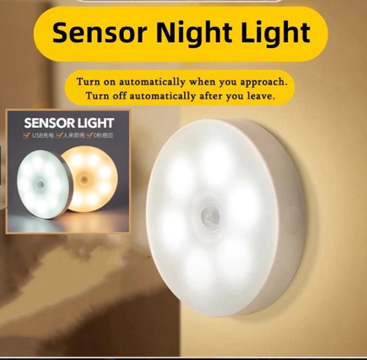 Sensor Night Light - Automatic On/Off motion sensor, Furniture & Home ...