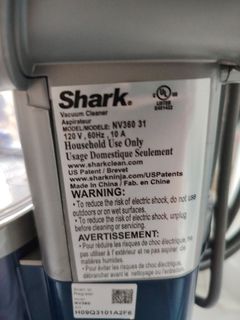 Shark EVOPOWER SYSTEM IQ+ Vacuum Cleaner, TV & Home Appliances, Vacuum ...