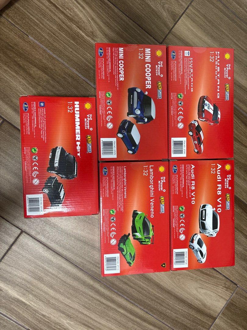Shell V-Power 1:32 Scale Toy Car Puzzles - Various Models, Hobbies ...