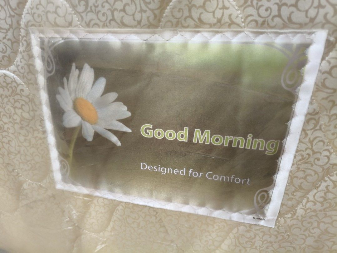 Single Size Mattress - Good Morning, Furniture & Home Living, Furniture ...