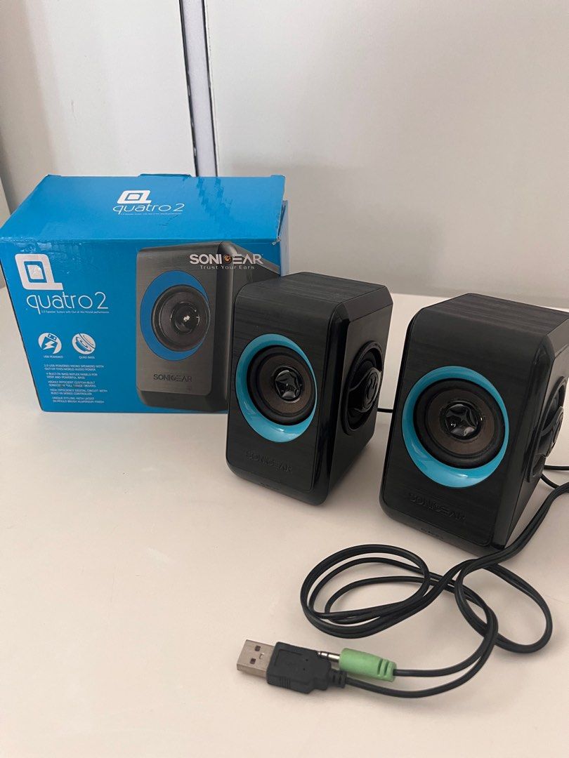 SonicGear Quatro 2 USB Speakers, Audio, Soundbars, Speakers ...