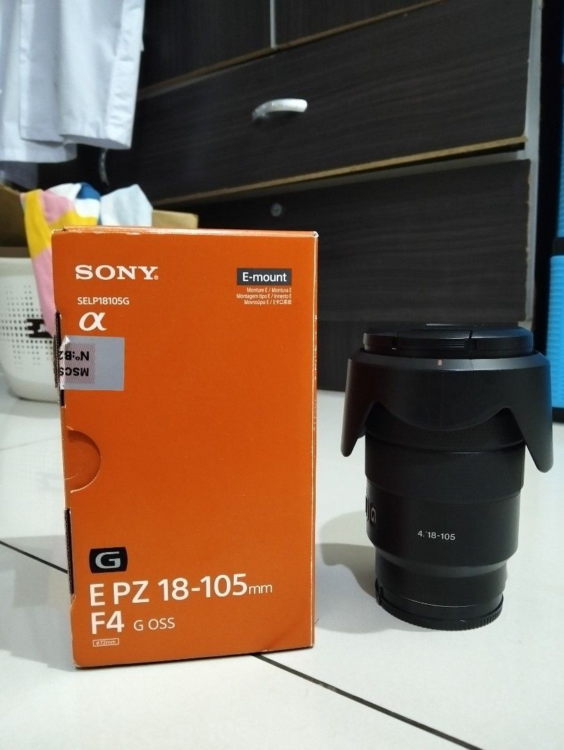 Sony E PZ 18-105mm F4 G OSS Lens, Photography, Lens & Kits on Carousell