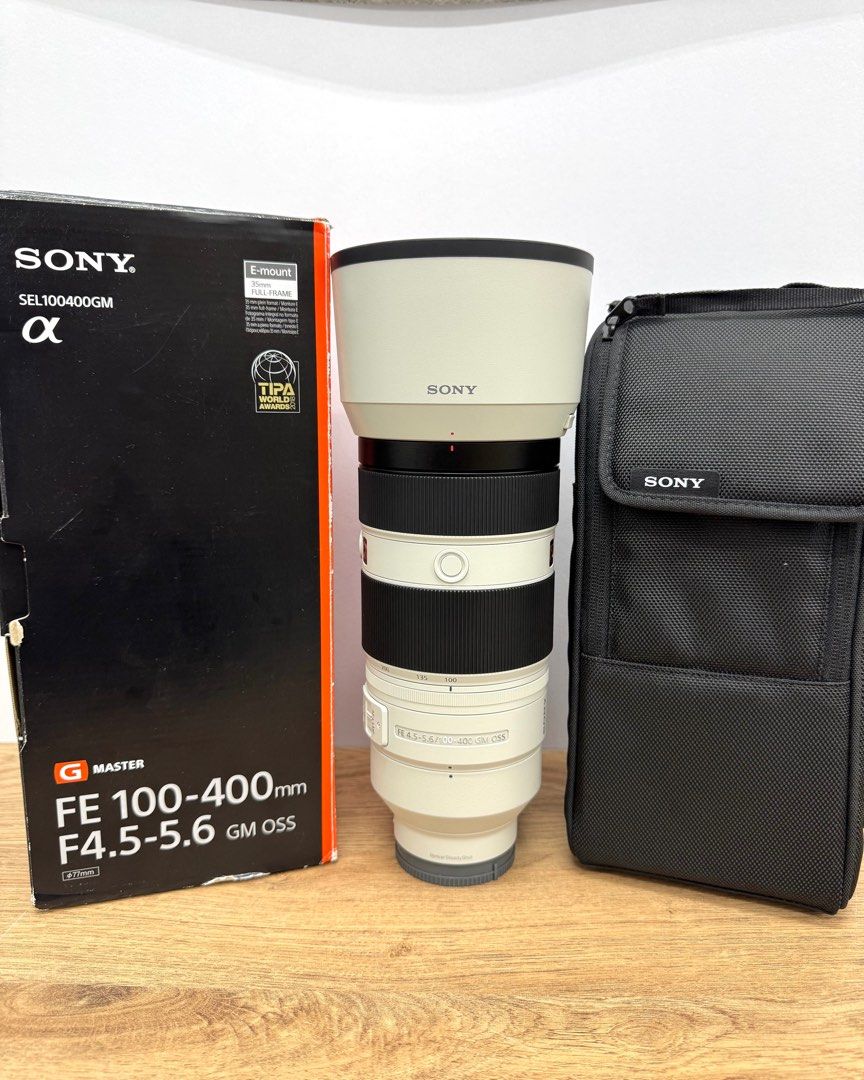 SONY FE 100-400MM F4.5-5.6 GM OSS LENS (99% NEW), Photography, Lens ...