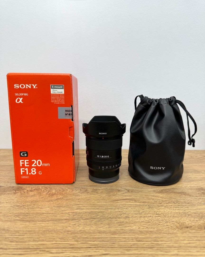 SONY FE 20MM F1.8 G LENS (99.9% NEW) SONY MALAYSIA WARRANTY TILL DEC ...