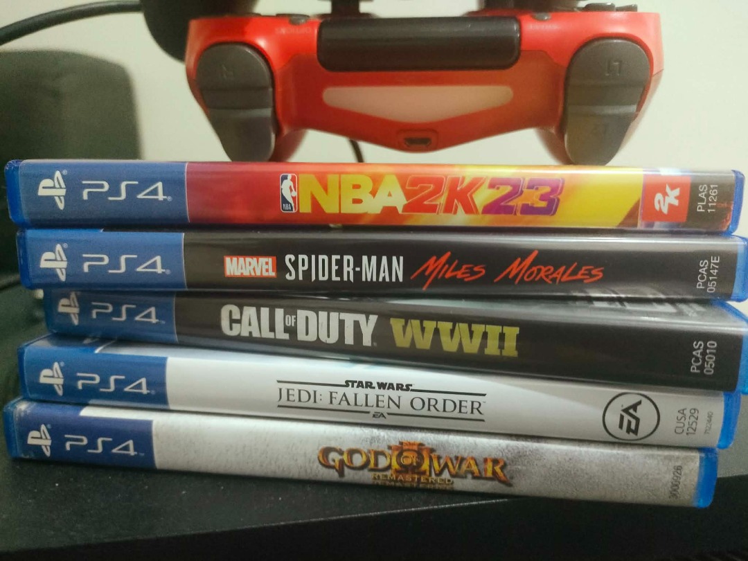 Sony PlayStation 4 Console with Games, Video Gaming, Video Game ...