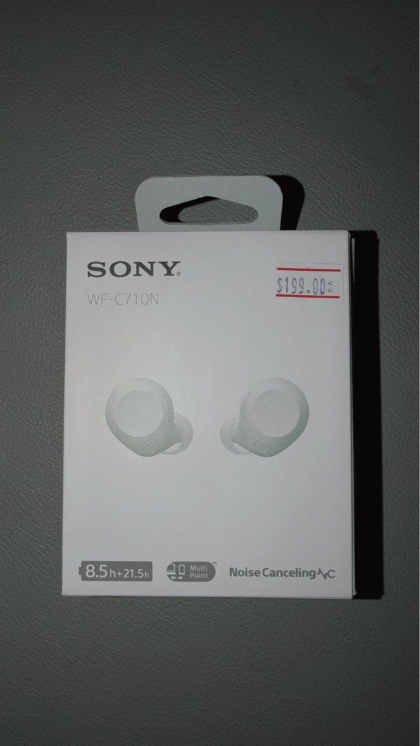 Sony WF-C710N Wireless Noise Cancelling Headphones, Audio, Headphones ...