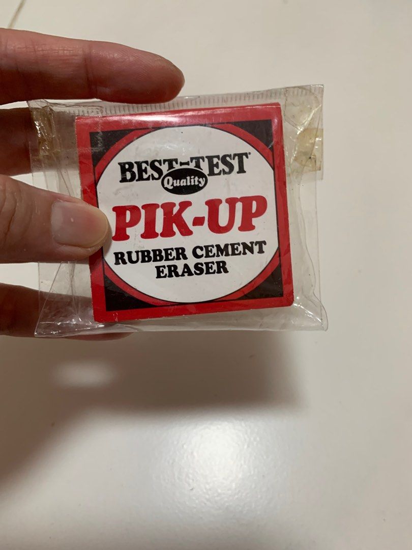 Speedball Best-Test Pik-Up Rubber Cement Eraser, Hobbies & Toys ...