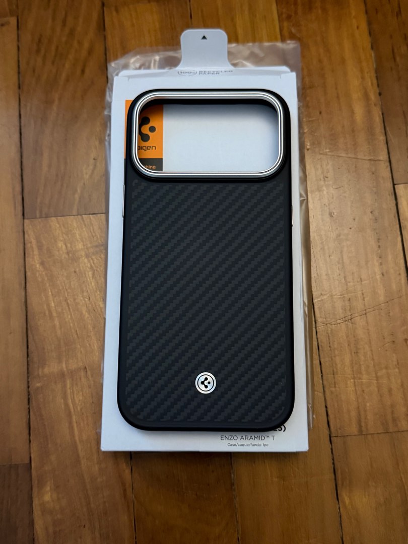 Spigen Silver Enzo Aramid Apple IPhone 17 Pro Max Case, Mobile Phones ...