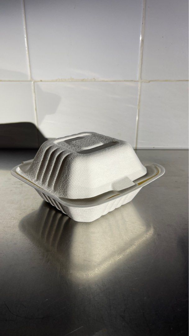 Square Premium. Burger Box. Food Container. Eco-Friendly Disposable ...