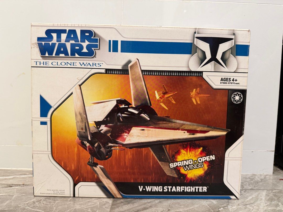Star Wars The Clone Wars V-Wing Starfighter, Hobbies & Toys, Toys ...