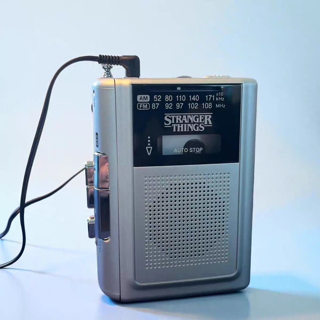 Stranger Things Cassette Player Merch, Audio, Portable Music Players on ...