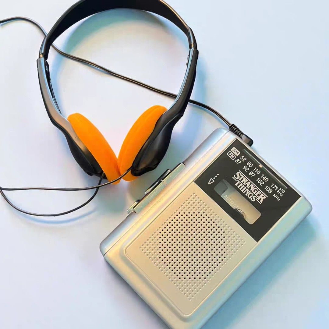 Stranger Things Cassette Player Merch, Audio, Portable Music Players on ...