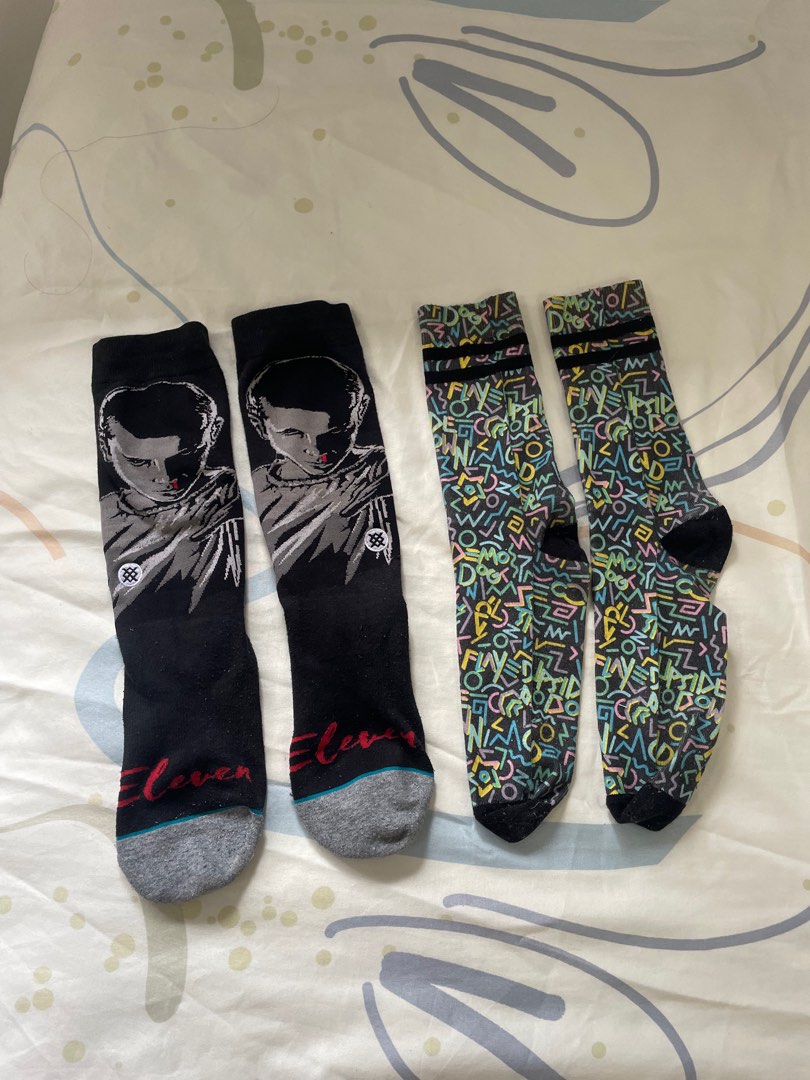 stranger things socks, Women's Fashion, New Undergarments & Loungewear ...