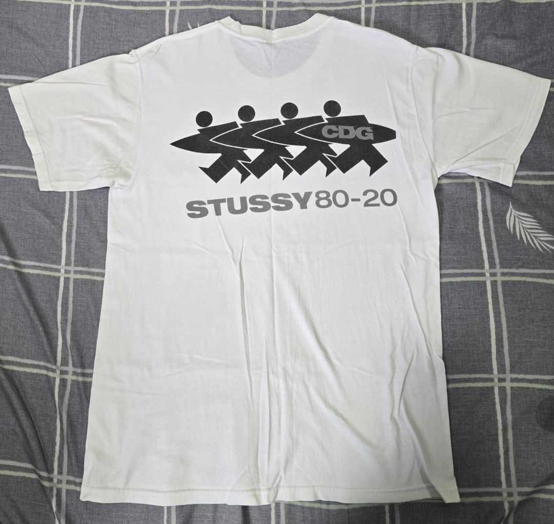 Stussy x CDG, Men's Fashion, Tops & Sets, Tshirts & Polo Shirts on ...
