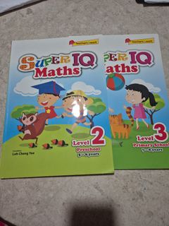 Super IQ Maths Level 1 Preschool Workbook, Hobbies & Toys, Books ...