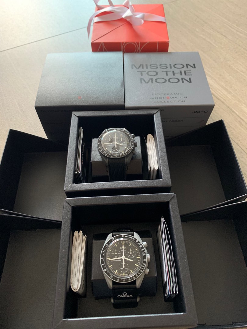 Swatch x omega mission to the moon Mercury /Moon watch Each , Luxury ...