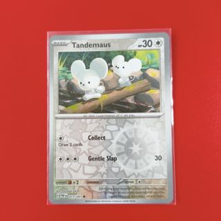 3D Pokemon Card - Tandemaus, Hobbies & Toys, Toys & Games on Carousell