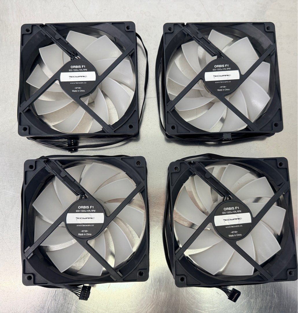 Tecware ORBIS F1 PC Case Fans (4-Pack), Computers & Tech, Parts ...