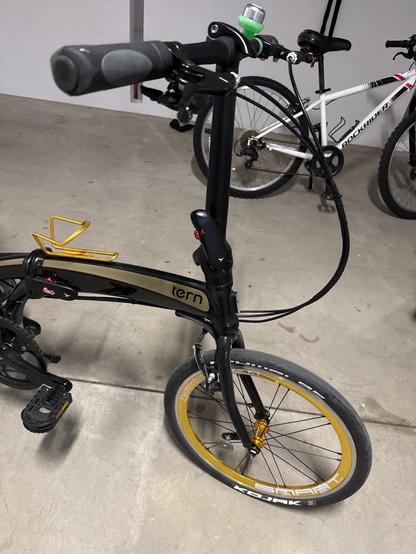 Tern Verge [NB] Folding Bike - Black and Gold, Sports Equipment, Bicycles & Parts, Bicycles on ...