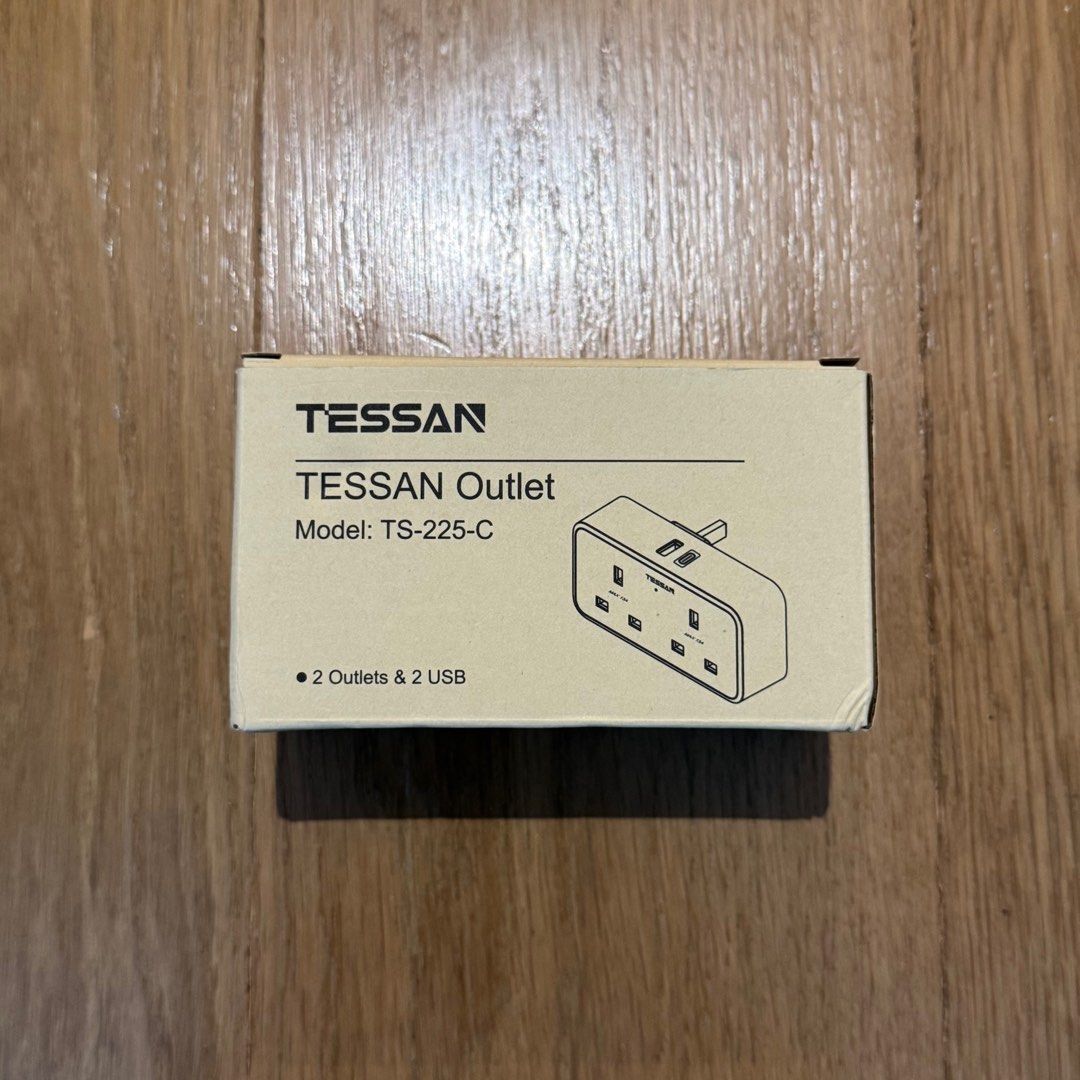 TESSAN Extension Plug with USB,Surge Protector Multi Plug Wall Socket ...
