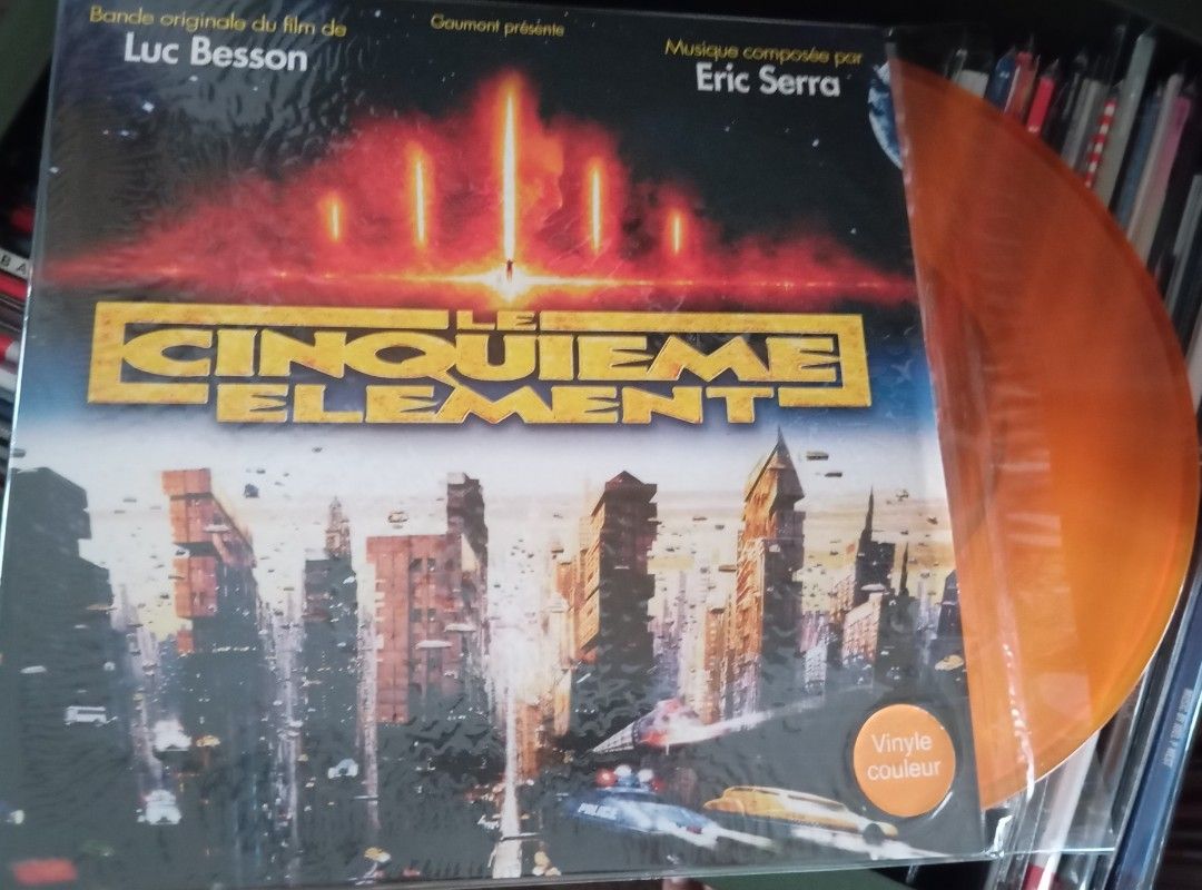 The Fifth Element OST 2LP orange vinyl, Hobbies & Toys, Music & Media ...