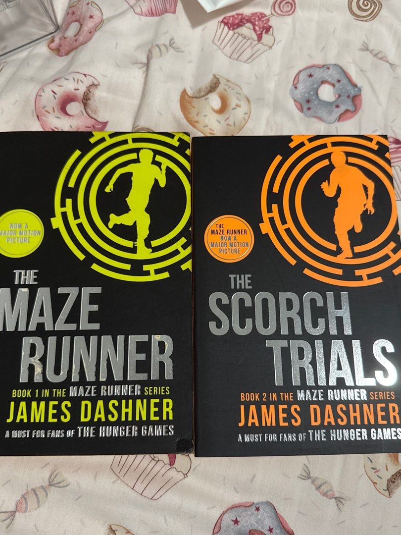 The Maze Runner Series Books 1 & 2 by James Dashner, Hobbies & Toys ...