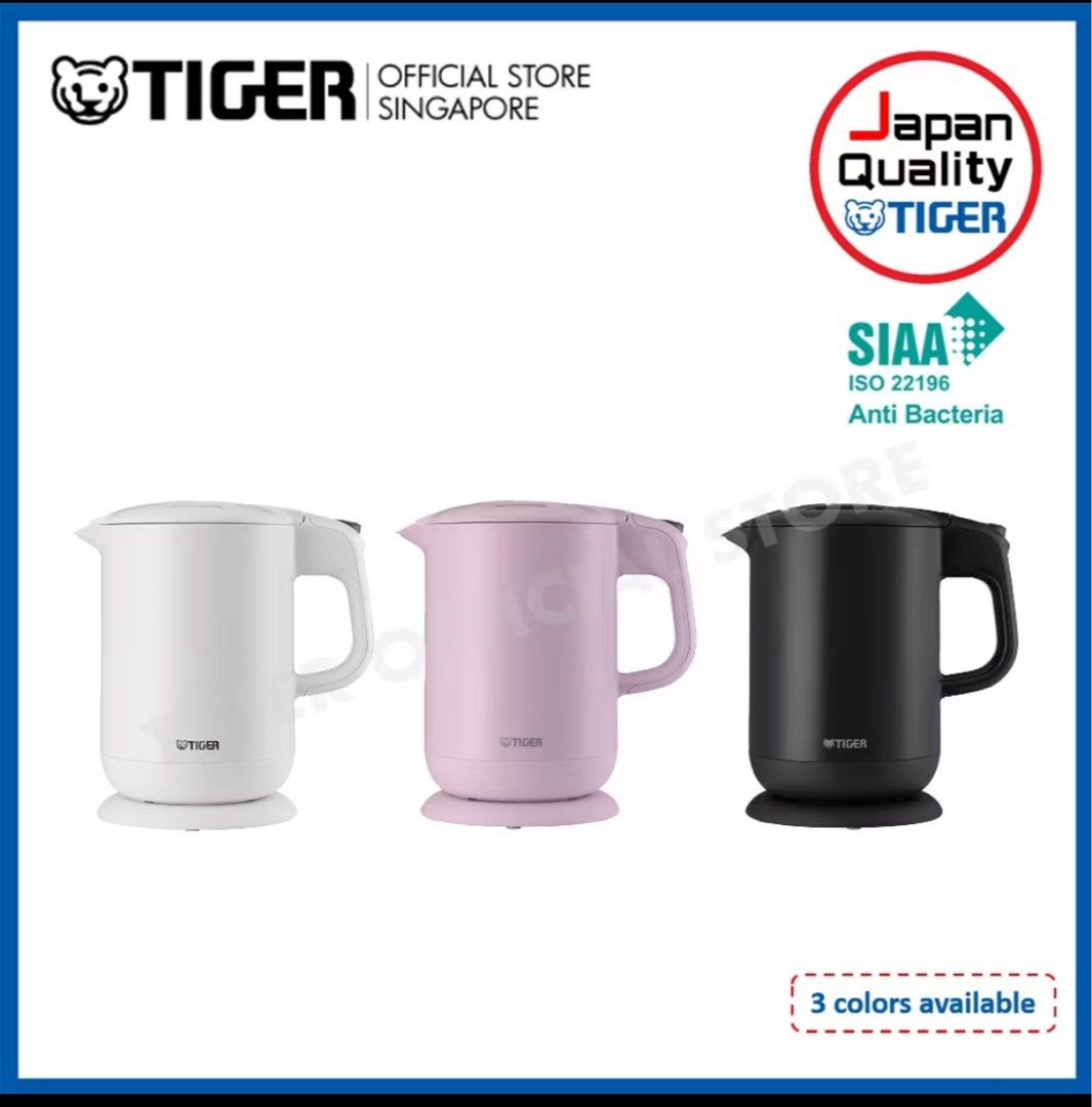 Tiger Electric Kettle - black, TV & Home Appliances, Kitchen Appliances ...