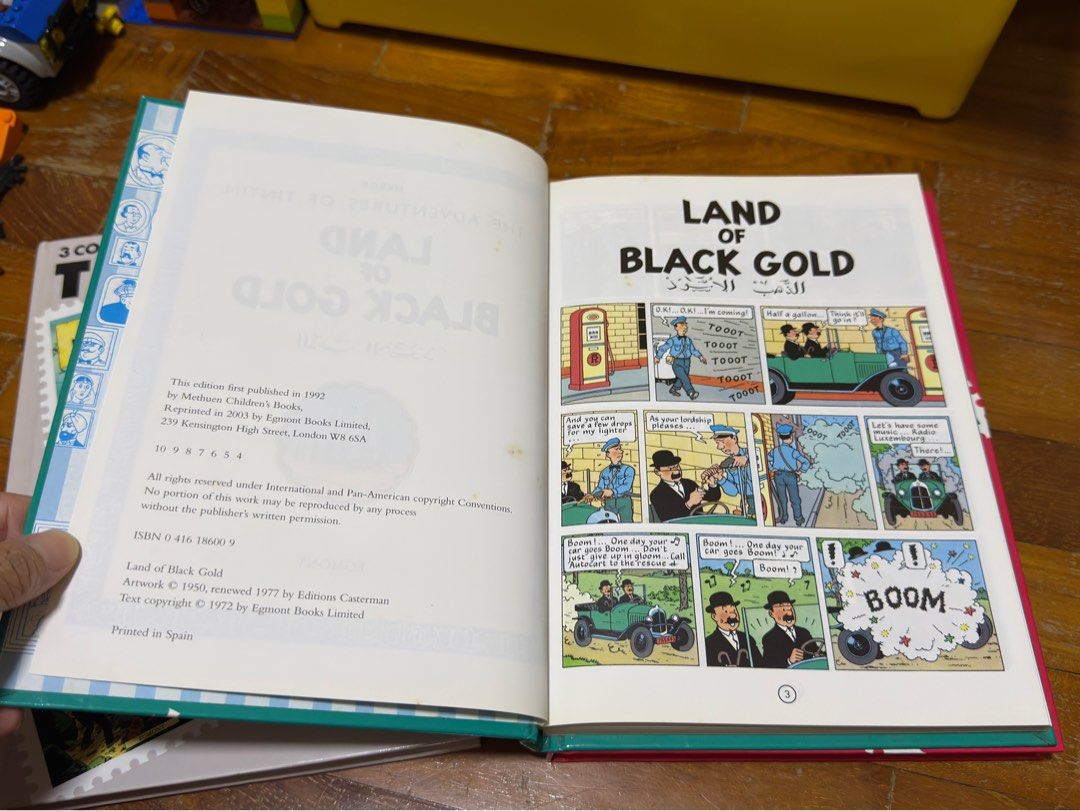 Tintin 3-in-1 Adventure Volumes 4, 5, and 7, Hobbies & Toys, Books ...