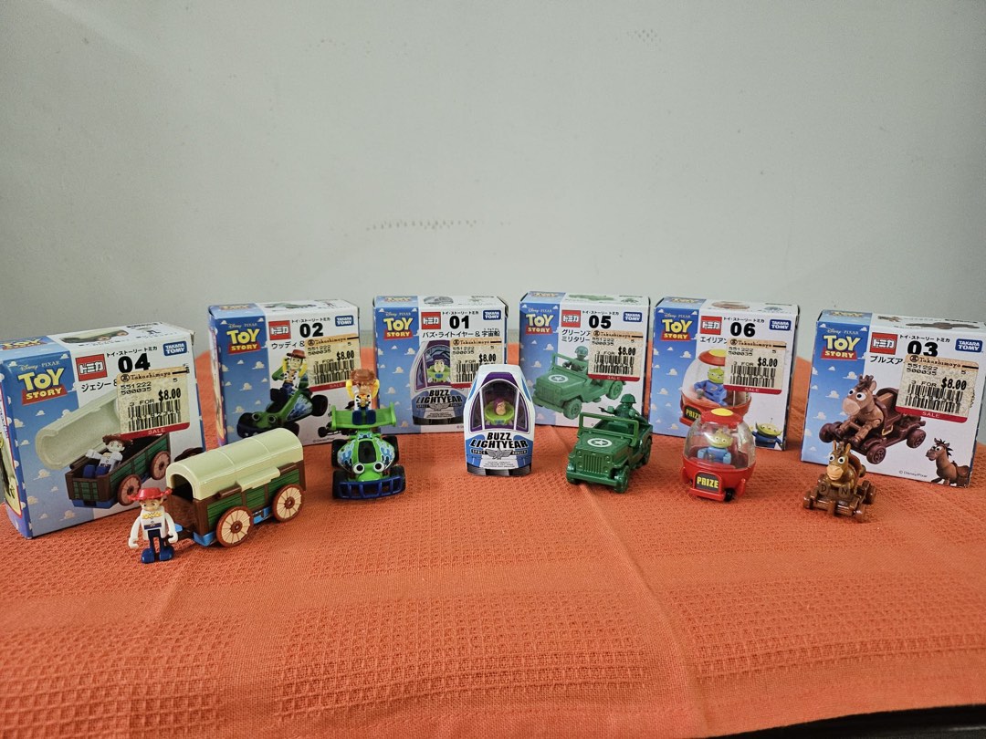 Tomica Disney Pixar Toy Story Cars - Complete Set, Hobbies & Toys, Toys ...