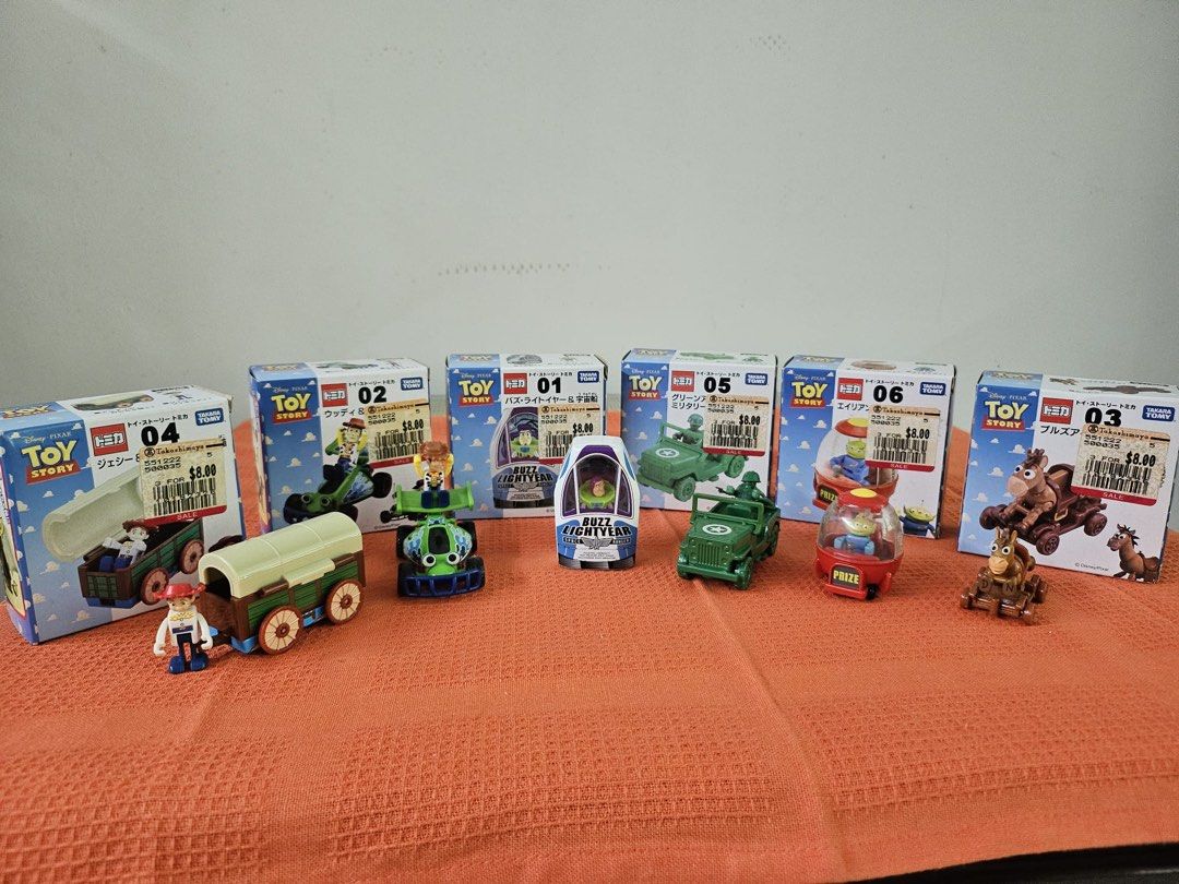Tomica Disney Pixar Toy Story Cars - Complete Set, Hobbies & Toys, Toys ...