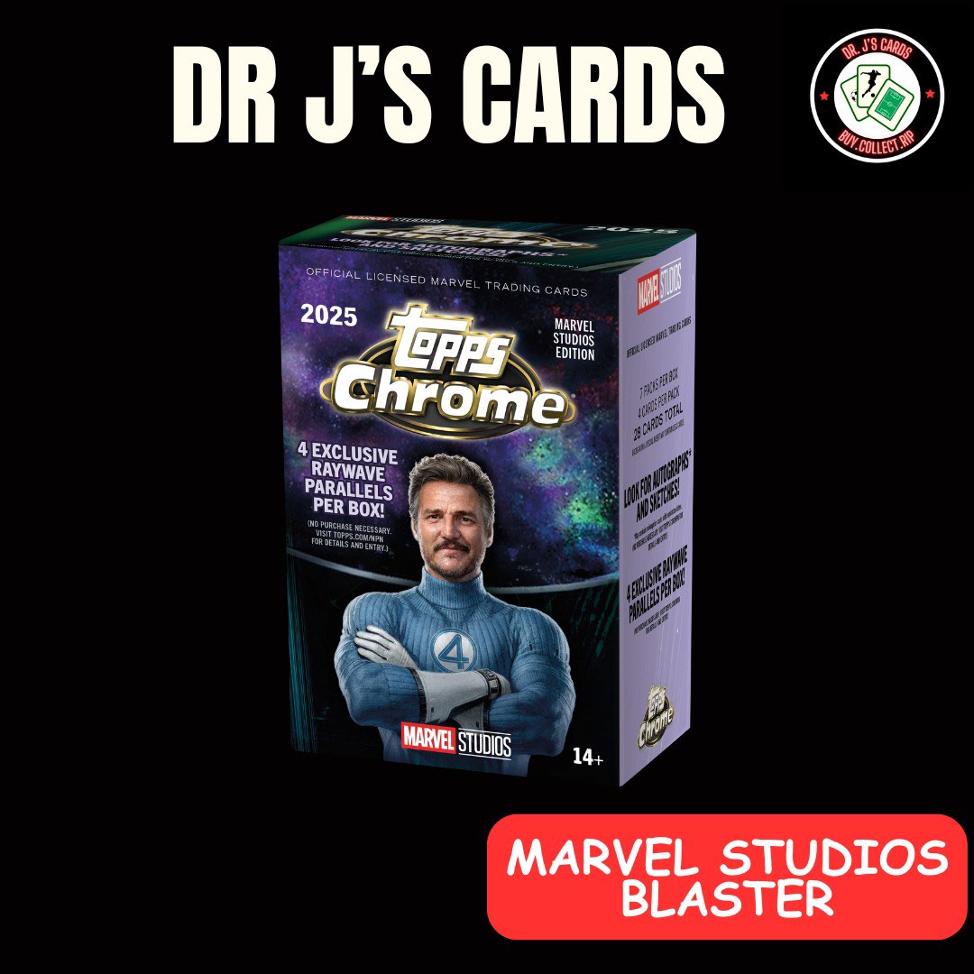 Topps Chrome Marvel Studios Blaster Box, Hobbies & Toys, Toys & Games ...