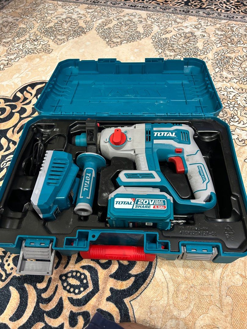 Total Rotary Hammer Drill with 4 in 1 complete set of drill bits ...