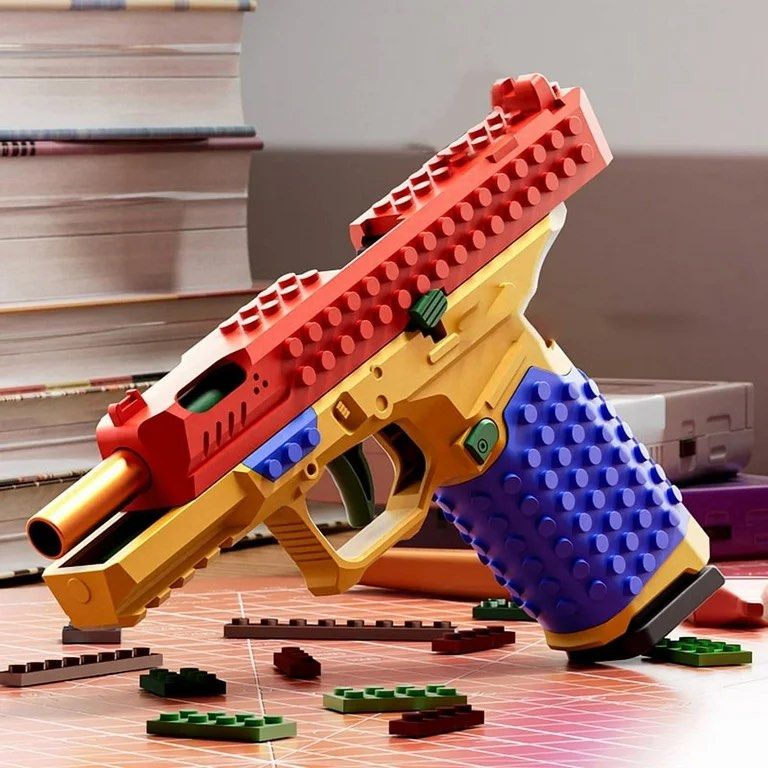 Toy Gun Lego Safe Toy Shell (READY & NEW), Hobbies & Toys, Toys & Games ...