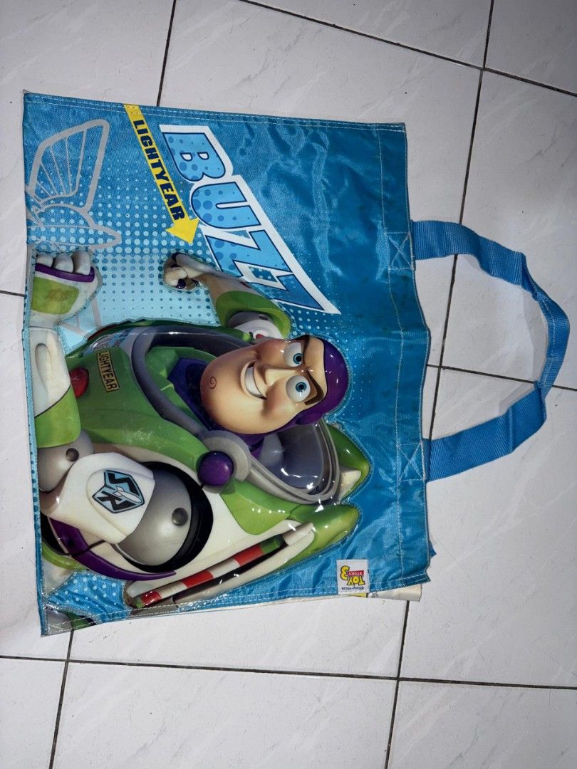 Toy Story Buzz Lightyear Tote Bag, Women's Fashion, Bags & Wallets ...
